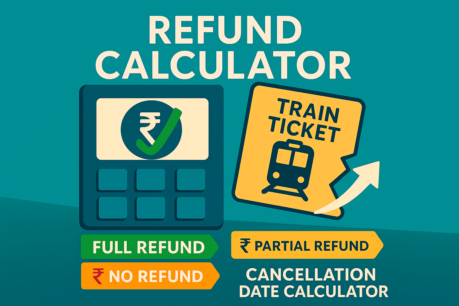 IRCTC Ticket Cancellation Date Calculator 2025 - Check Refund Charges ...
